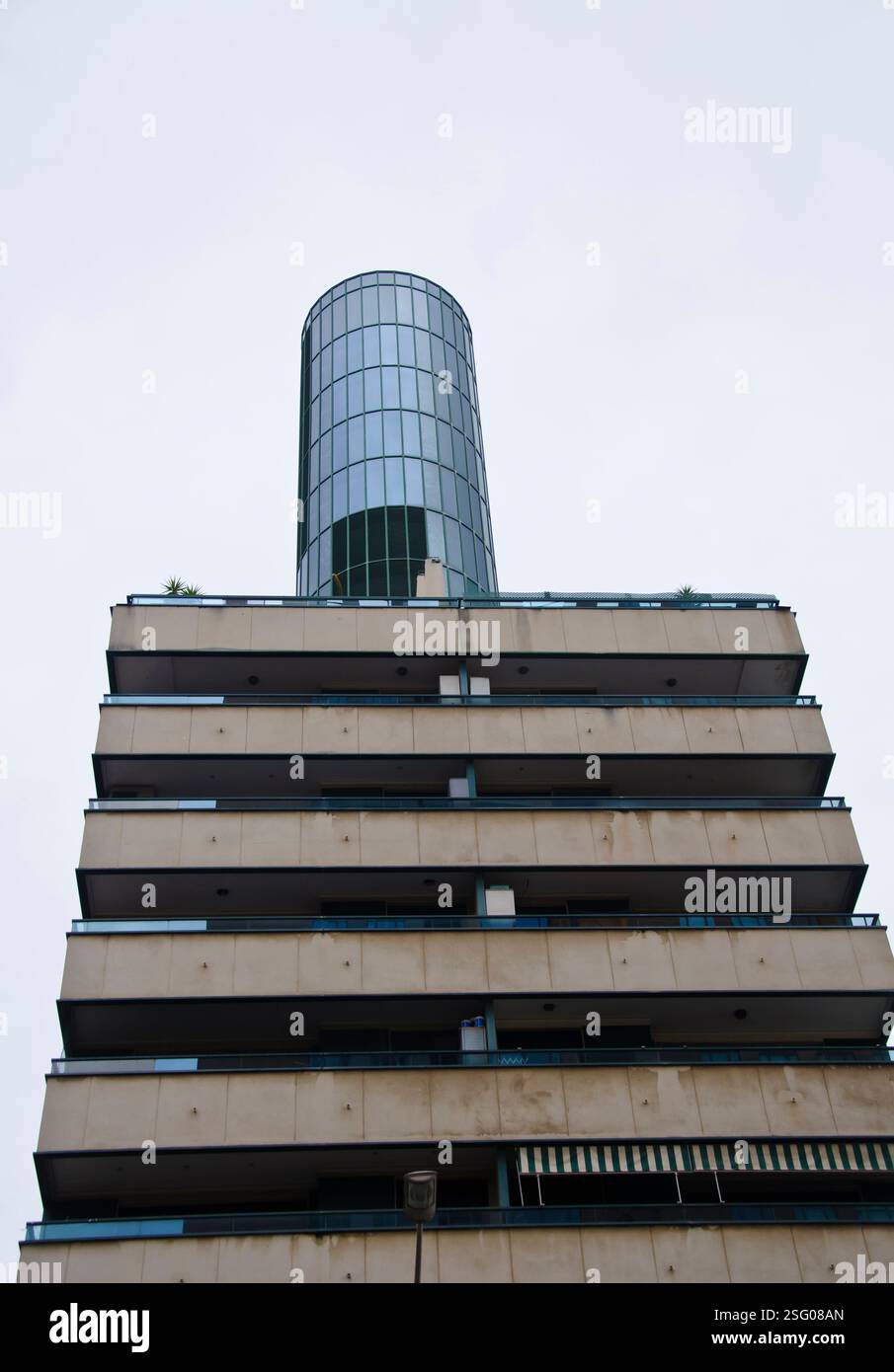Residential apartment block, Valencia city, Valencian Community, Spain ...
