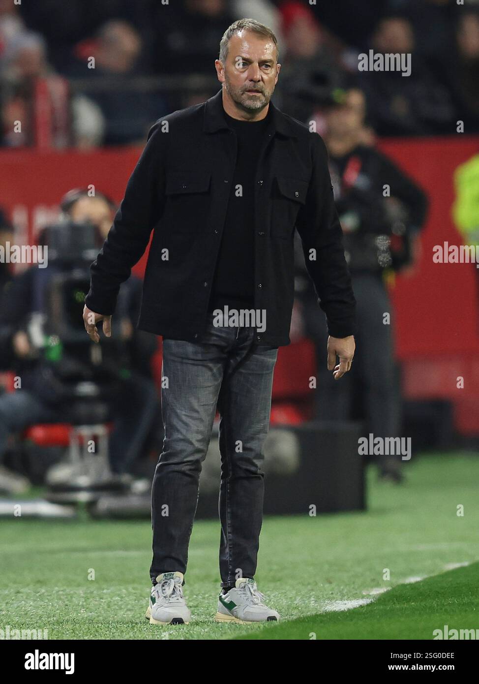 Sevilla, Spain. 09th Feb, 2025. FC Barcelona head coach Hansi Flick ...