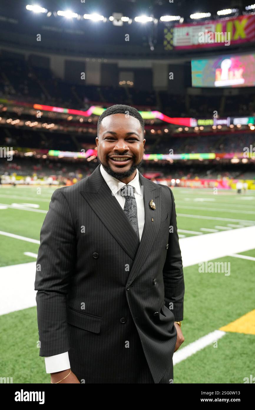 NFL Network reporter Cameron Wolfe poses for a photo before the NFL ...