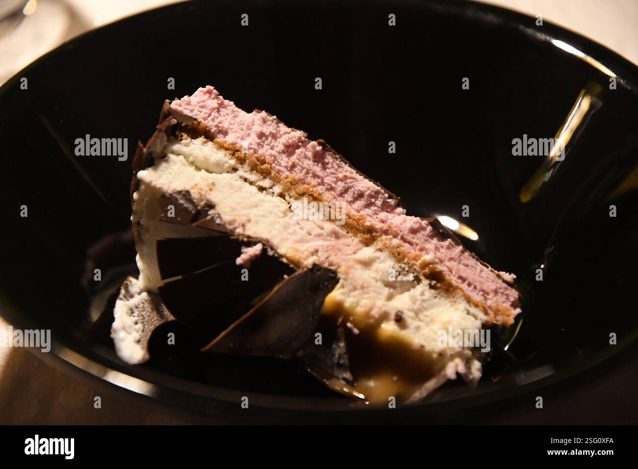 Copenhagen/Denmark. 23.January 2019. Ice cream cake for birthday ...