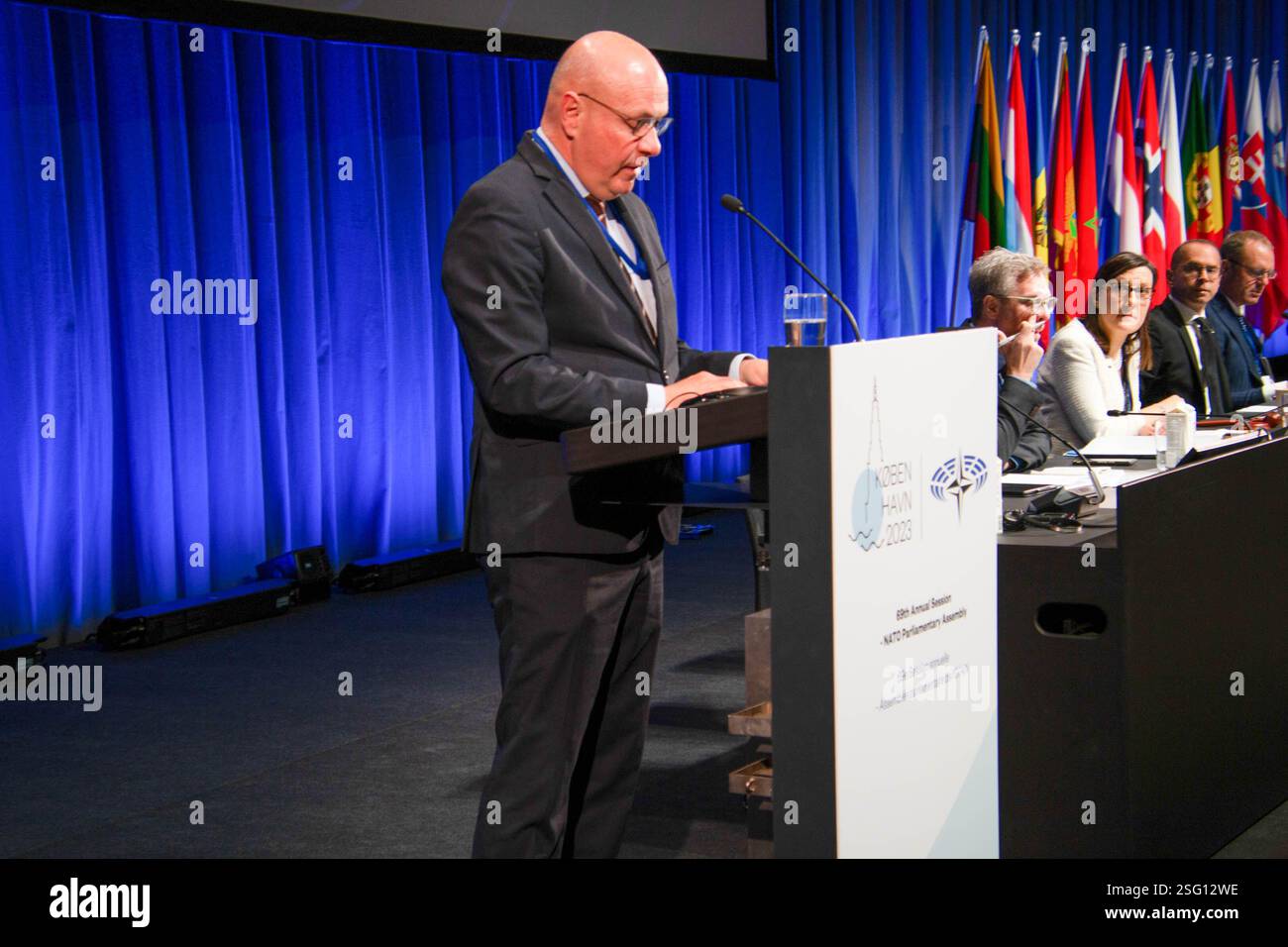 Copenhagen, Denmark. 9th Oct, 2023. Speaker of the Danish Parliament ...