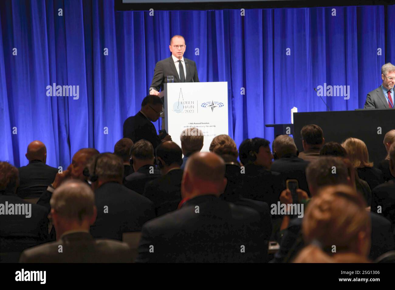 Copenhagen, Denmark. 9th Oct, 2023. Michal Szczerba, Acting President ...