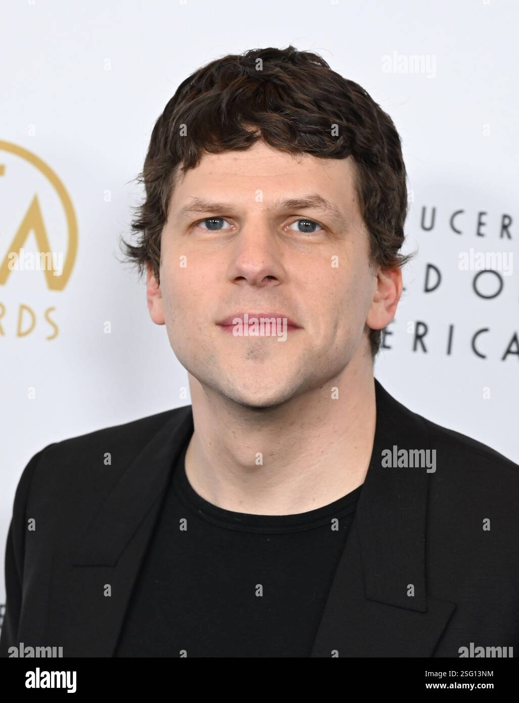 Century City, USA. 08th Feb, 2025. Jesse Eisenberg arriving to the 36th Annual Producers Guild ...