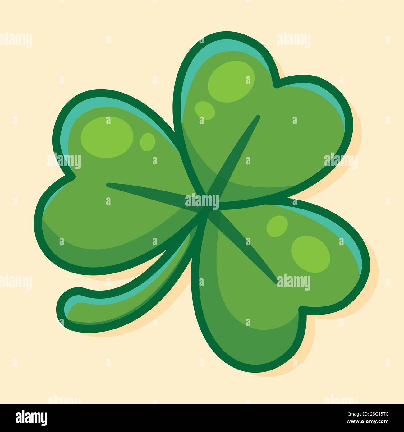 Trefoil clover. Hand-drawn Vector Illustration Stock Vector Image & Art ...