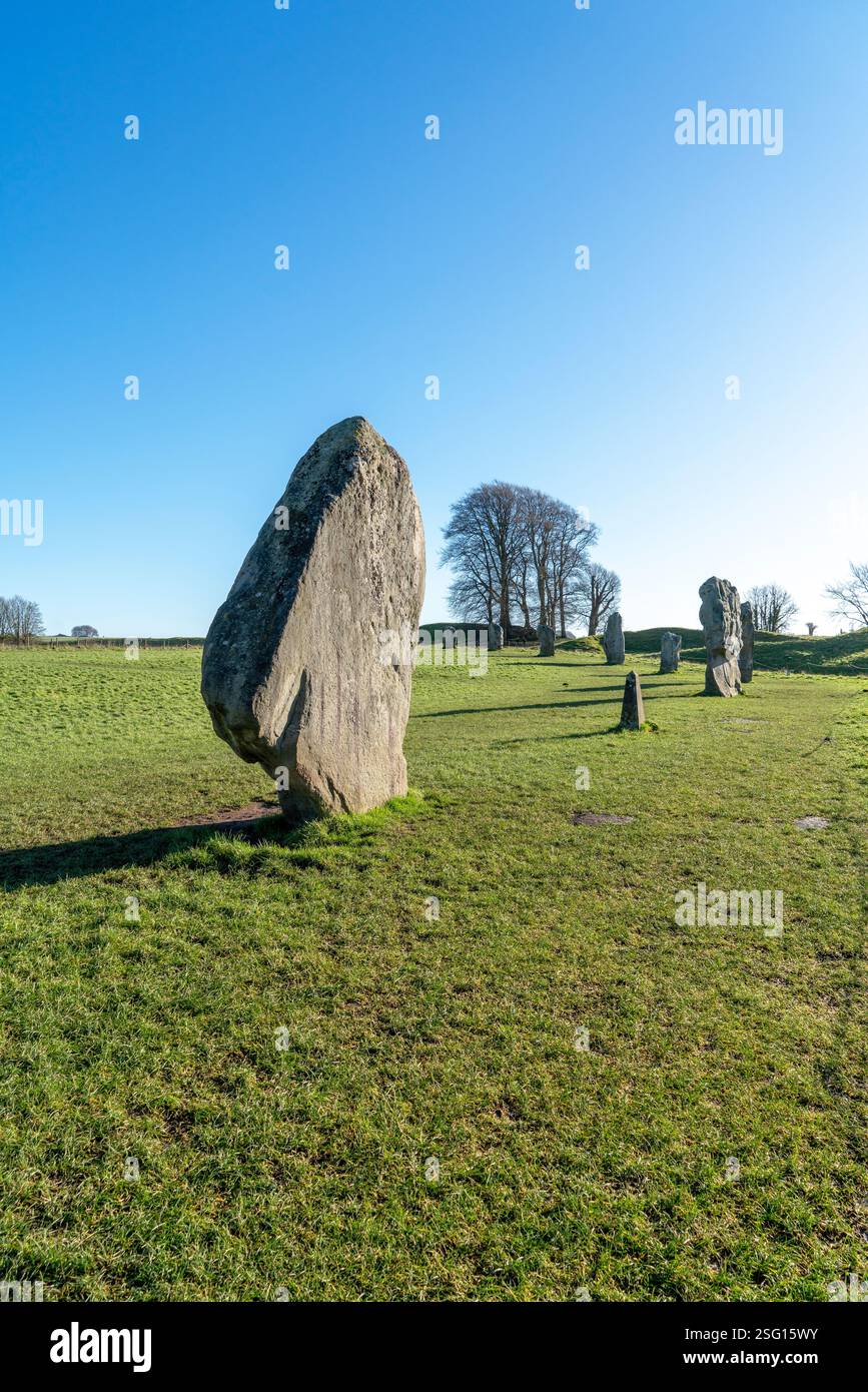 Avebury Neolithic stone circle Stock Photo - Alamy