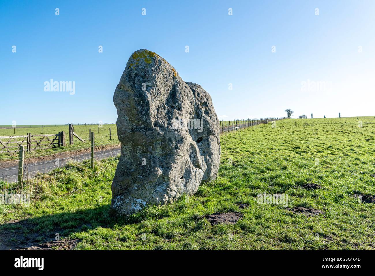 Avebury Neolithic stone circle Stock Photo - Alamy