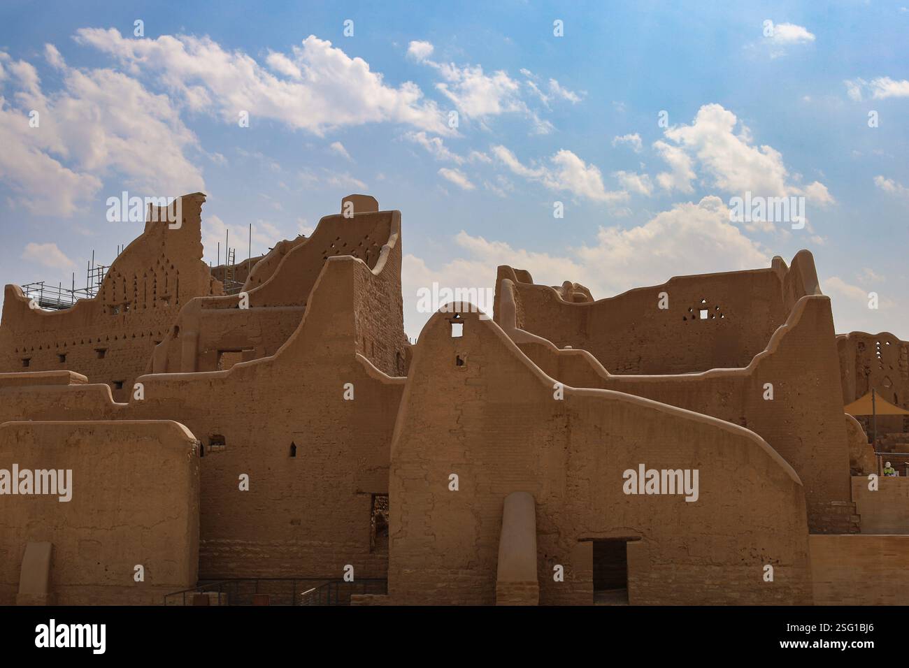 Riyadh Saudi Arabia Mar 11 2023: Al Diriyah old capital . Diriyah ruins ...