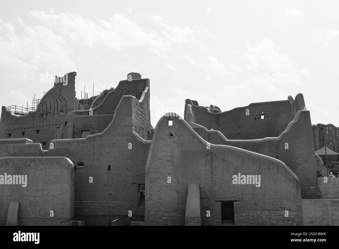 Riyadh Saudi Arabia Mar 11 2023: Al Diriyah old capital . Diriyah ruins ...