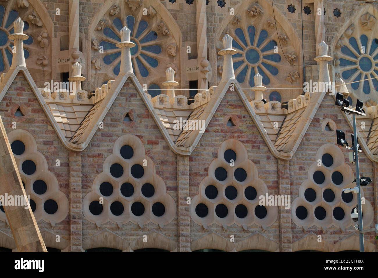 Architectural detail of a historic building featuring intricate ...