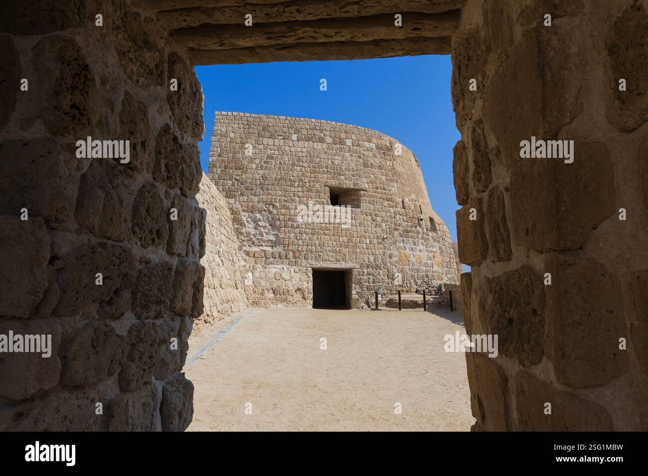 Qal'at al-Bahrain also known as Bahrain Fort or Portuguese Fort, a ...