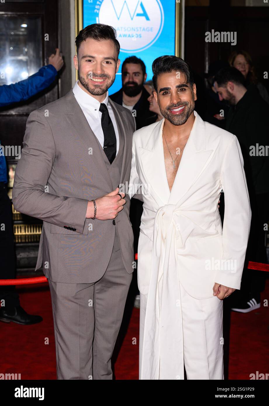 London, UK. February 9th, 2025. James Colebrook and Dr Ranj Singh ...