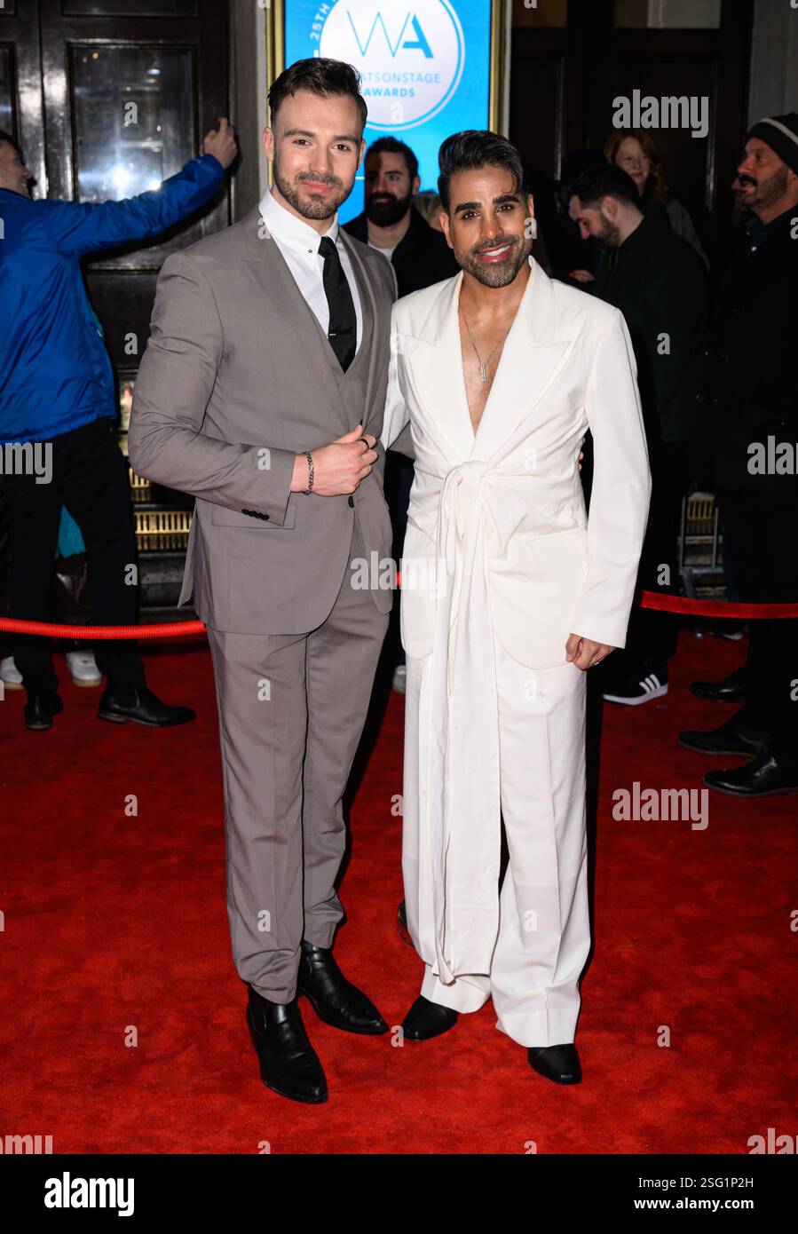 London, UK. February 9th, 2025. James Colebrook and Dr Ranj Singh ...
