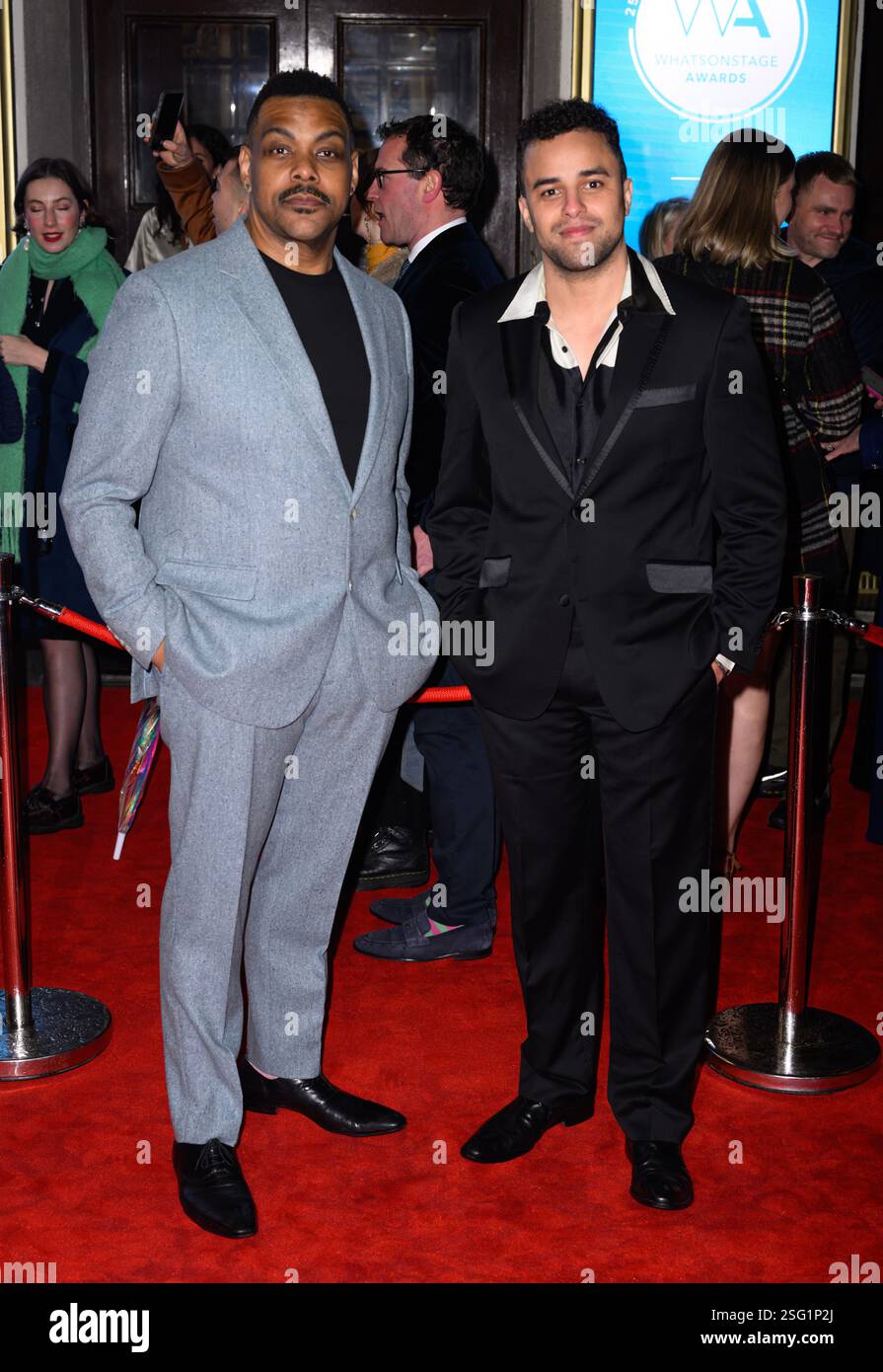 London, UK. February 9th, 2025. Luke Brady and Trevor Dion Nicholas ...