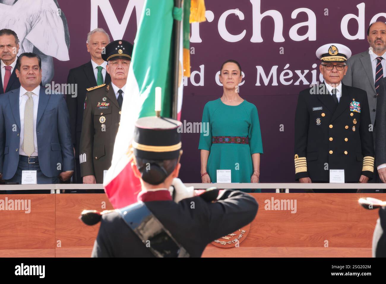 Mexico City, Mexico. 09th Feb, 2025. Mexican President Claudia ...