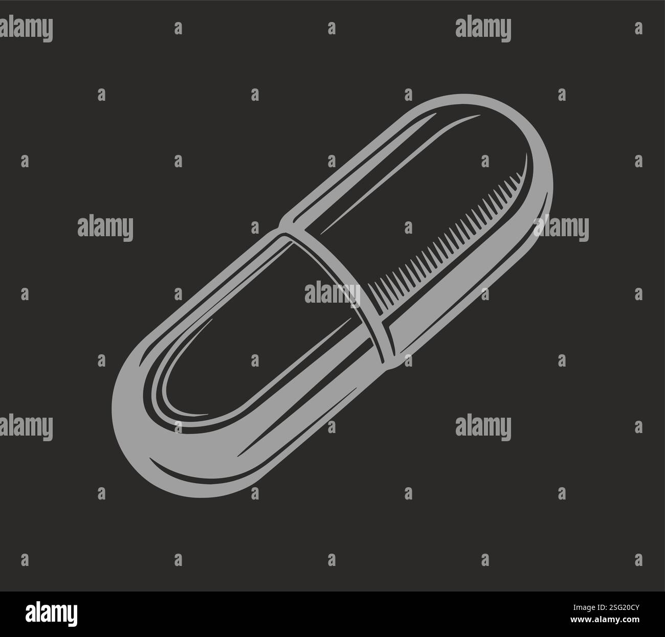 Illustration of Capsule Pill Illustration of Capsule Pill Stock Vector ...