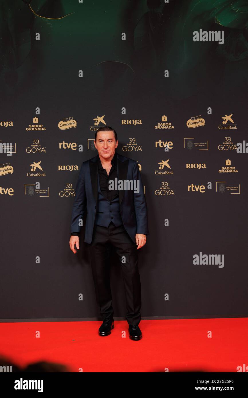 Granada, Spain. 08th Feb, 2025. Actors of the film "The Flashes" attend ...