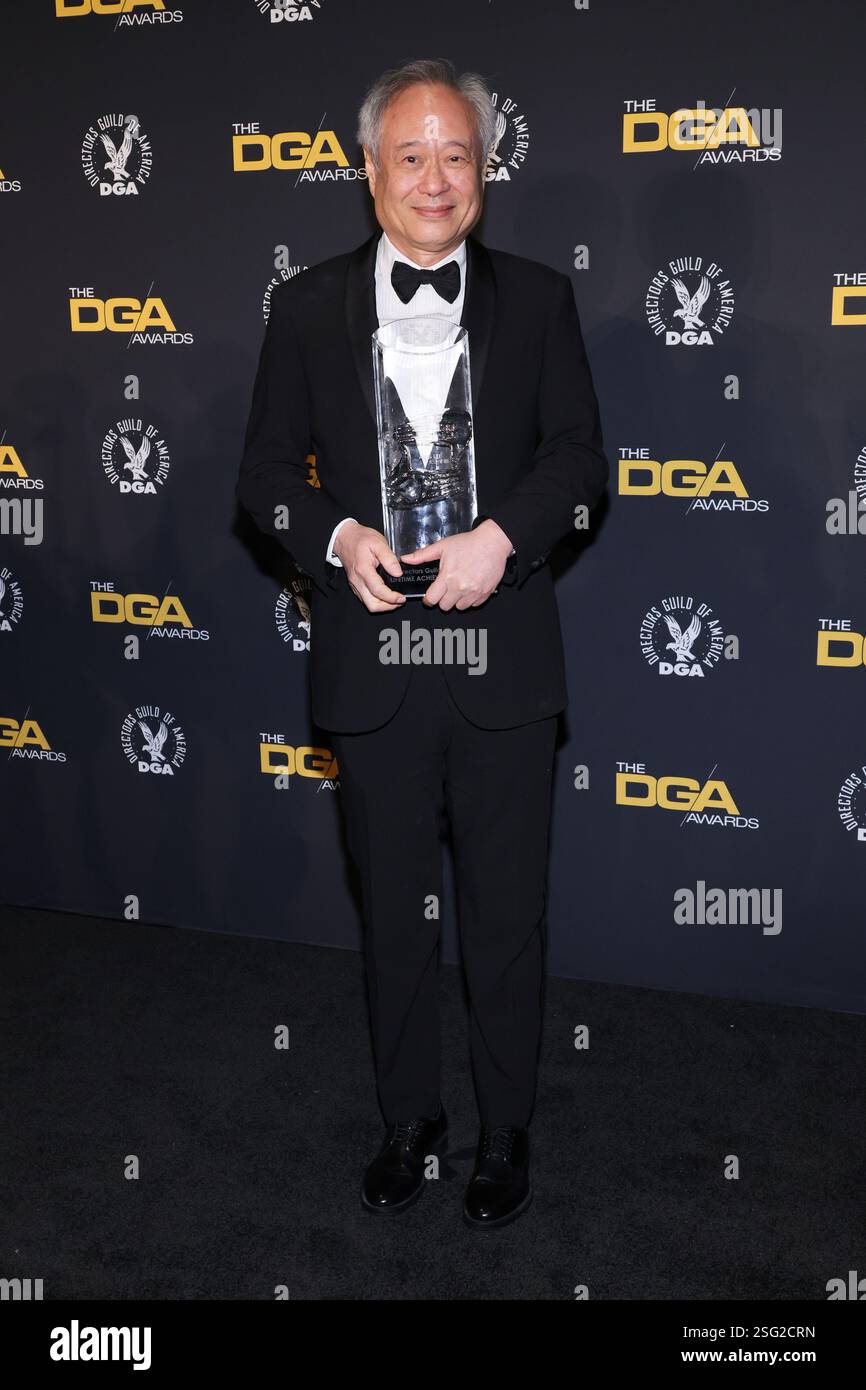 Beverly Hills, USA. 09th Feb, 2025. Lifetime Achievement Award Ang Lee ...