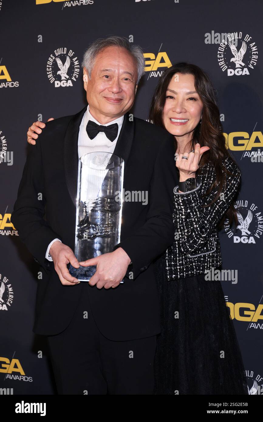 Beverly Hills, USA. 09th Feb, 2025. Lifetime Achievement Award Ang Lee, presented by Michelle ...