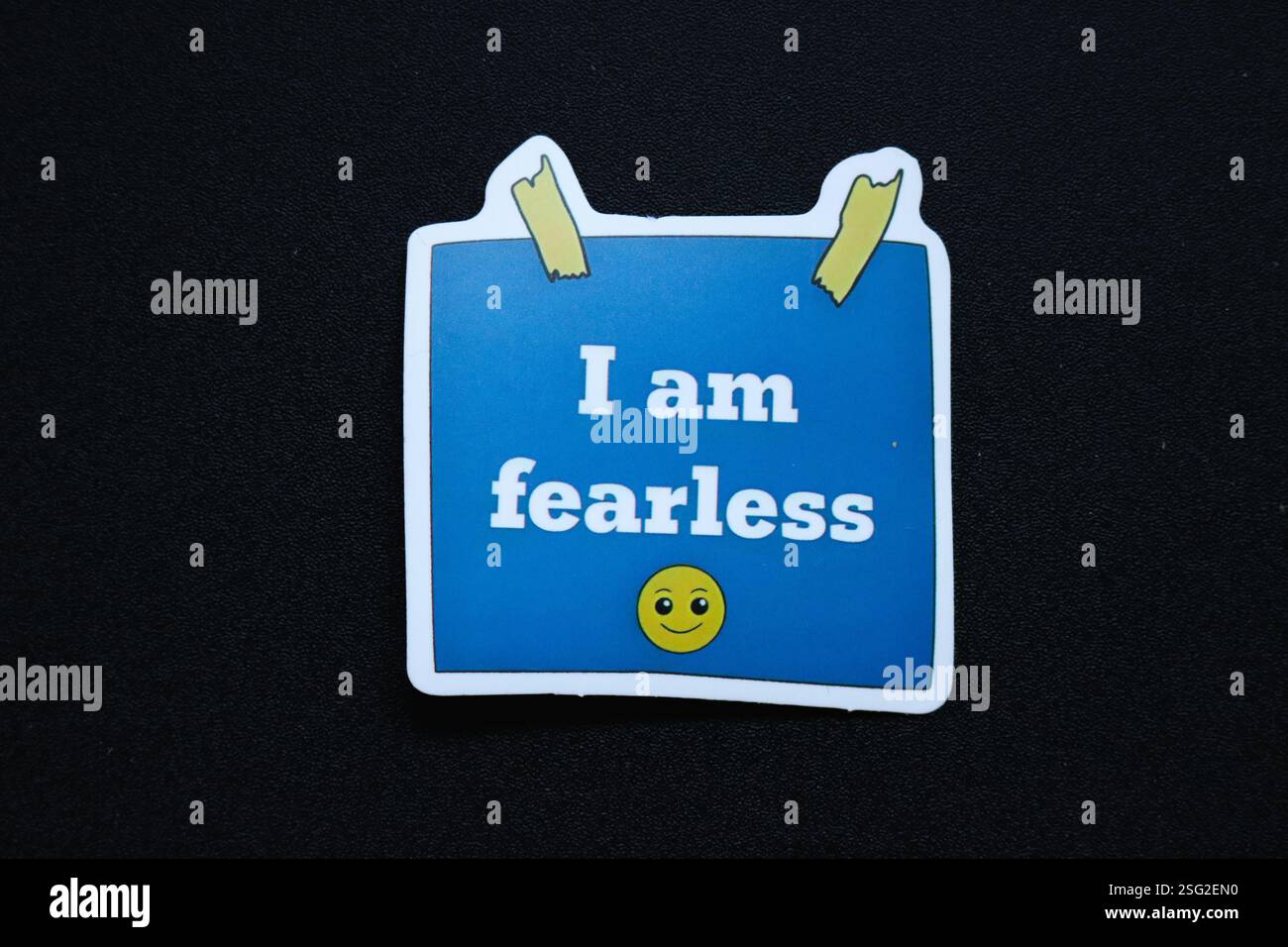 I am fearless sign Stock Photo - Alamy