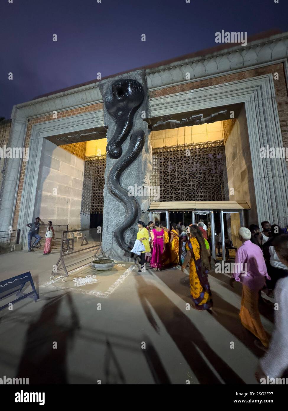 The main temple entrance at Sadhguru's (Jagadish Vasudev) Isha Yoga ...