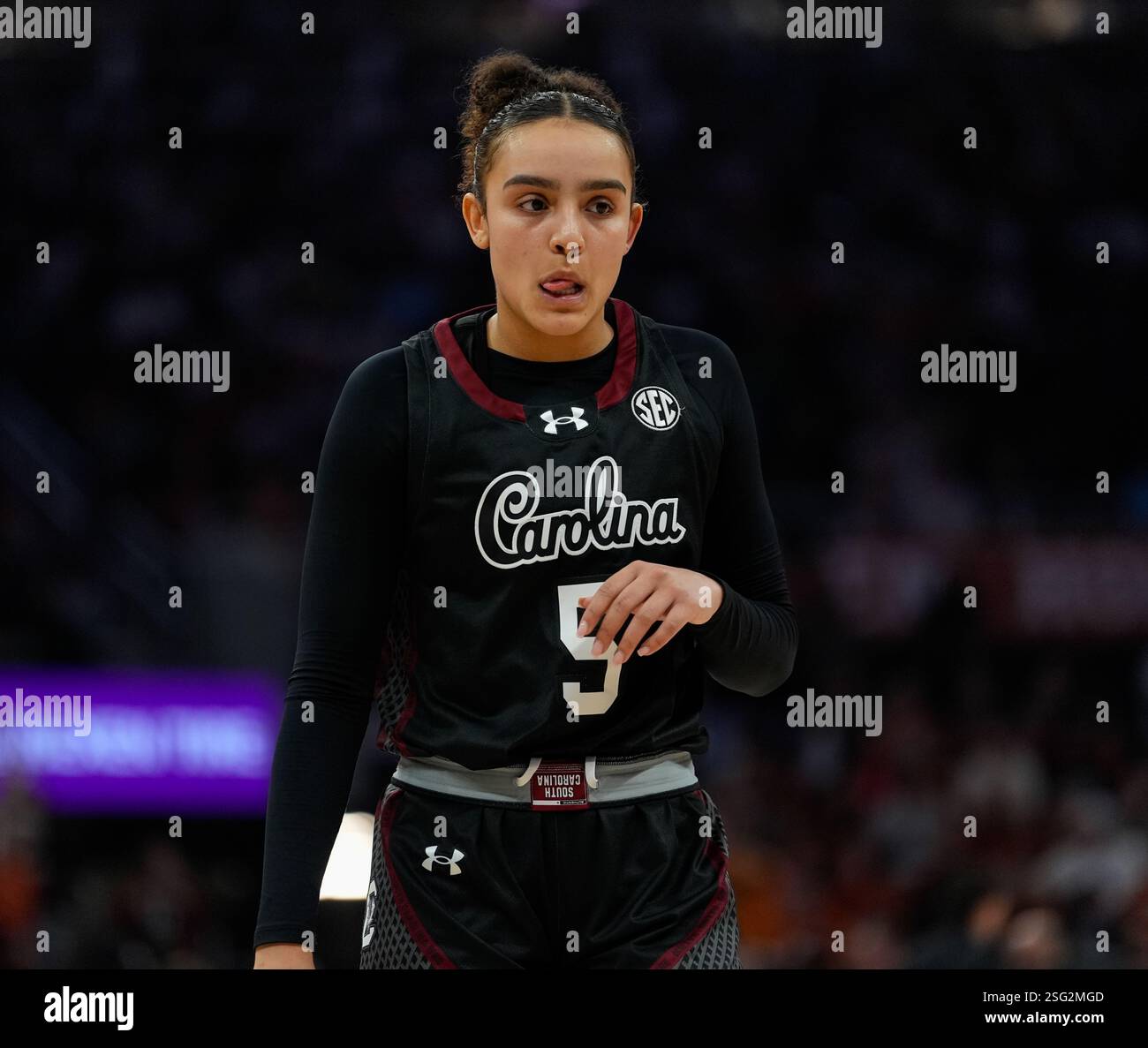 Austin, Austin, USA. 9th Feb, 2025. South Carolina guard TESSA JOHNSON ...