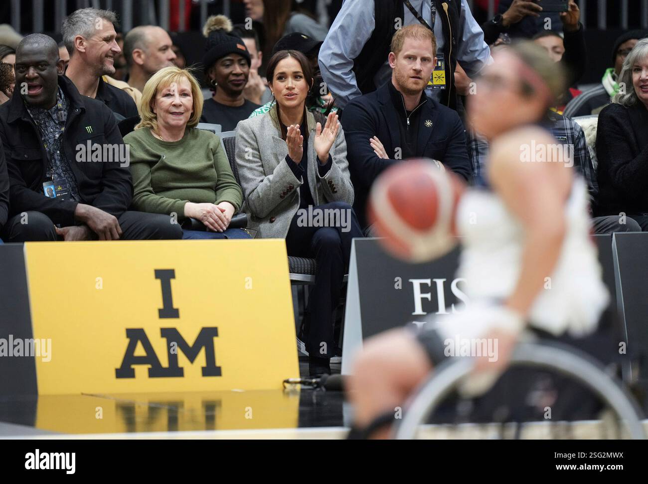 Britain's Prince Harry and his wife Meghan, the Duke and Duchess of ...