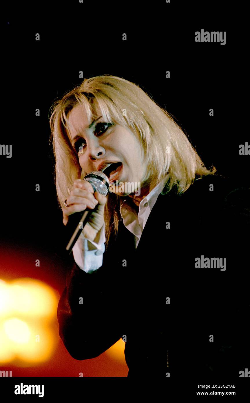 Mantova Italy 05/06/1997: Ivana Spagna,Italian singer, during the ...