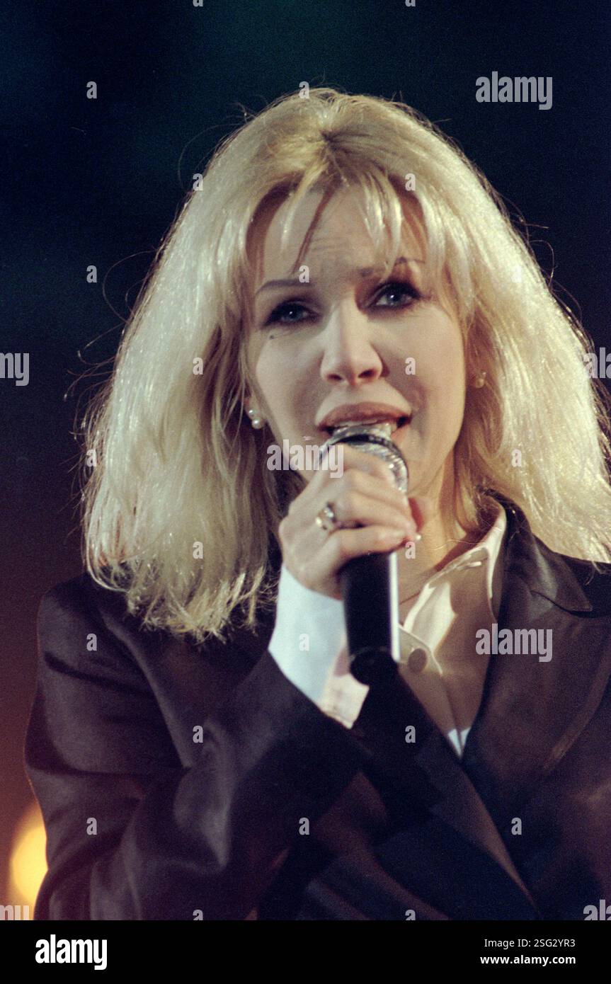 Mantova Italy 05/06/1997: Ivana Spagna,Italian singer, during the ...