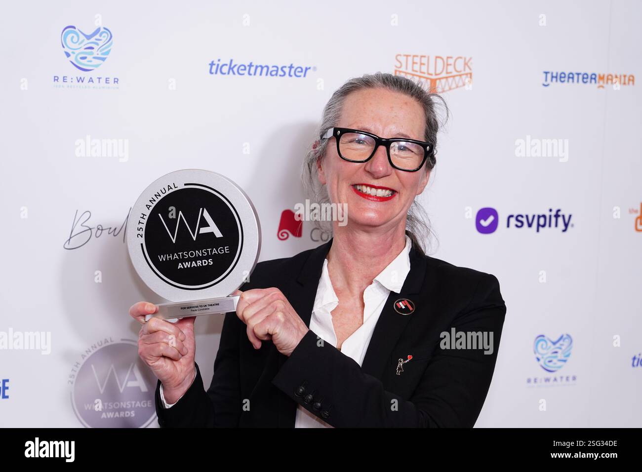 Paule Constable, winner for For Services to UK Theatre at the 25th ...