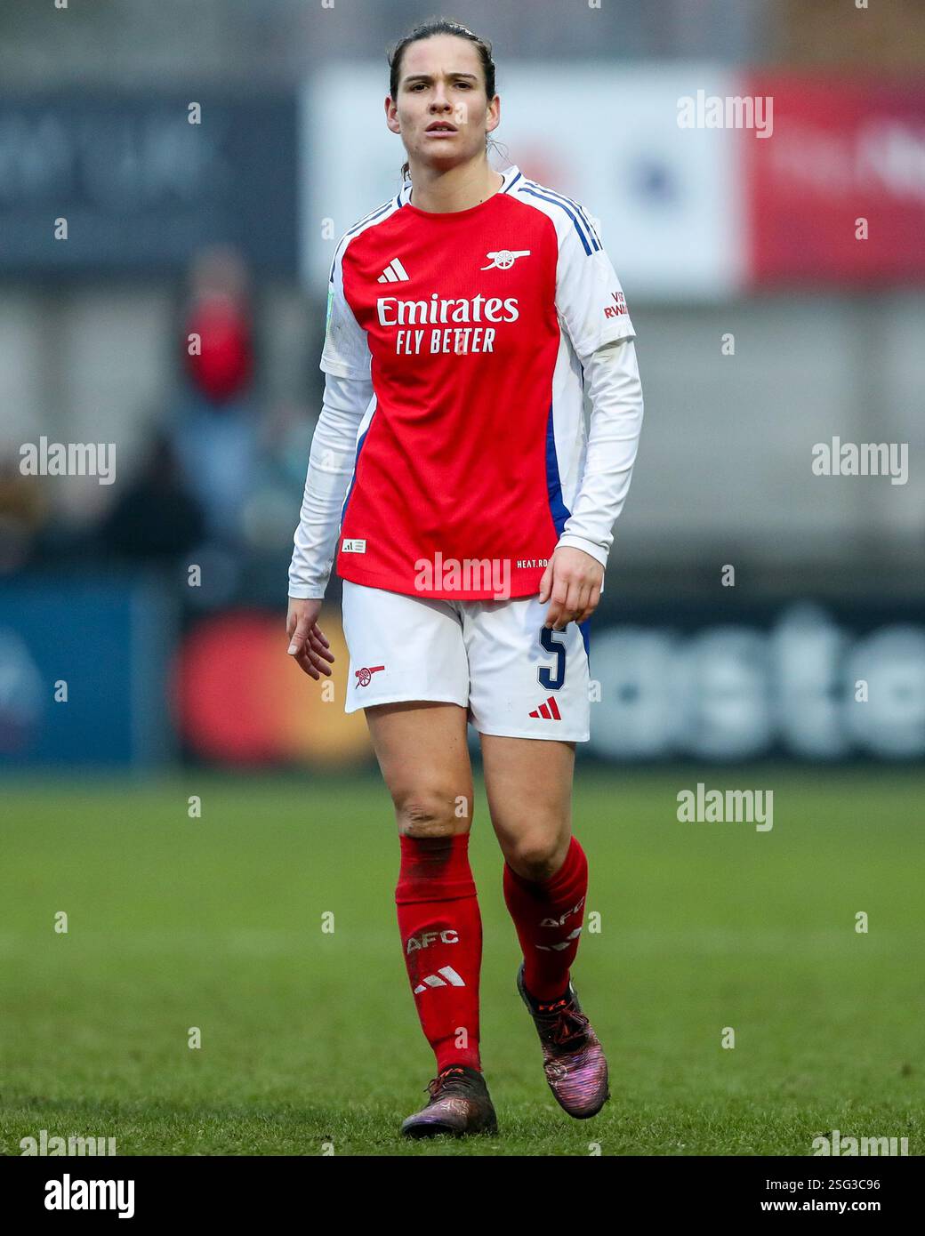 Borehamwood, UK. 09th Feb, 2025. Laia Codina of Arsenal looks on during ...
