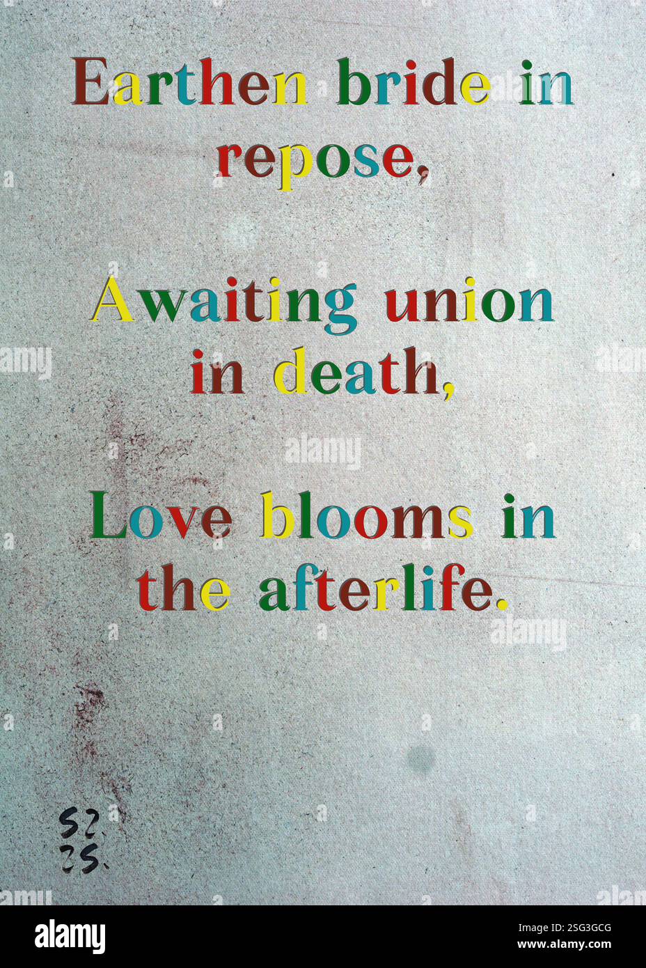 Earthen bride in repose, Awaiting union in death, Love blooms in the ...