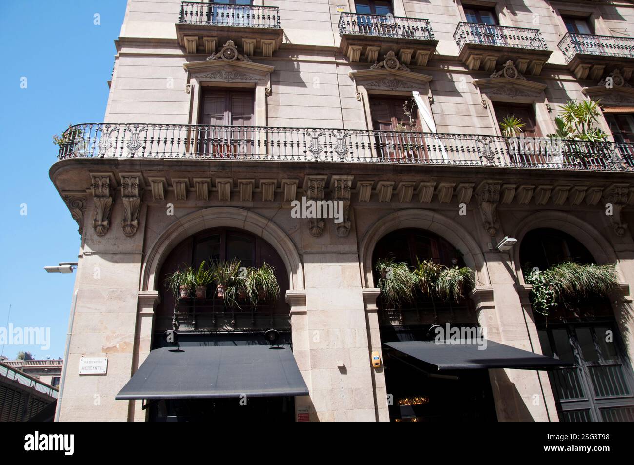 Typical block houses designed by José Fontseré in Borne District ...