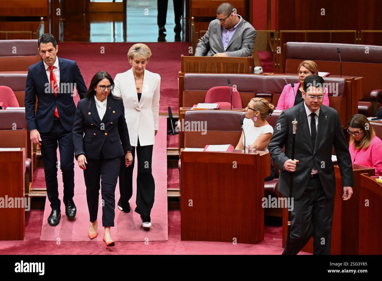 Canberra, Australia. 10th Feb, 2025. Newly elected Liberal Senator for ...