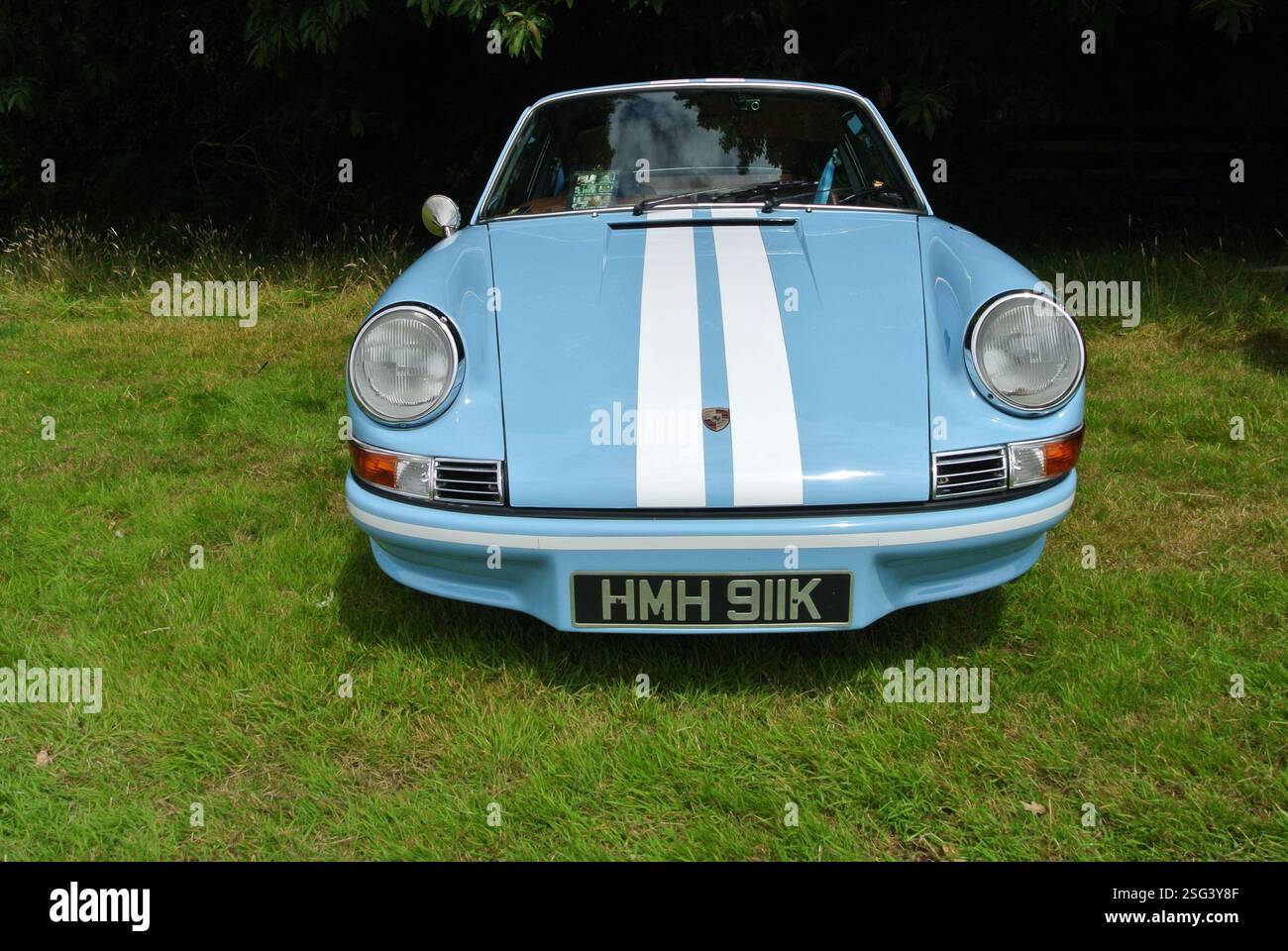 A 1971 Porsche Carrera parked on display at the 49th Historic Vehicle ...