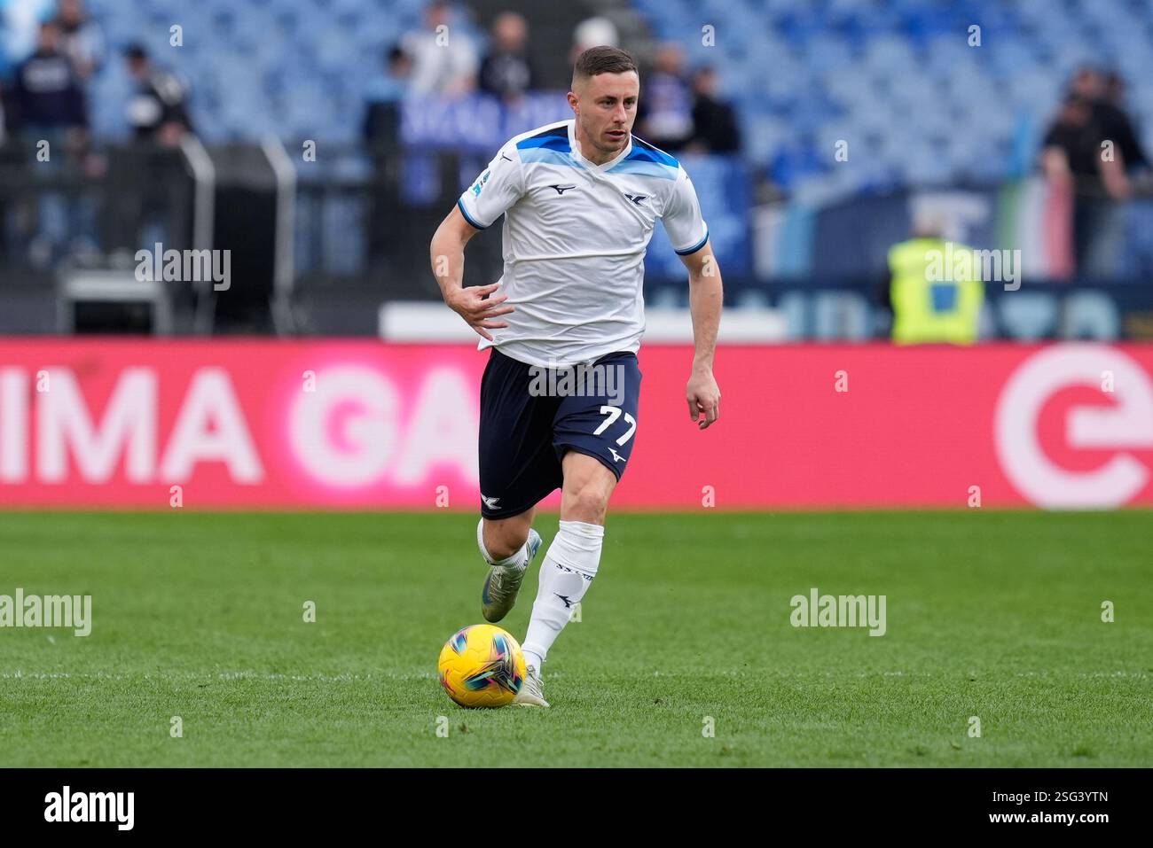 Rome, Italy. 09th Feb, 2025. Adam Marusic of SS Lazio during the Serie ...