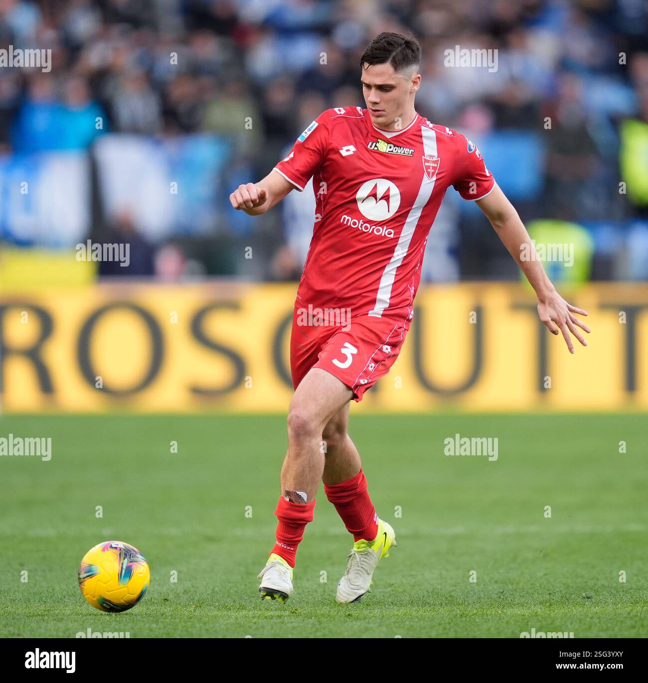 Rome, Italy. 09th Feb, 2025. Stefan Lekovic of AC Monza during the ...