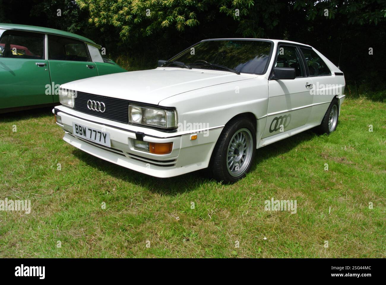 A 1982 Audi Quattro parked on display at the 49th Historic Vehicle ...