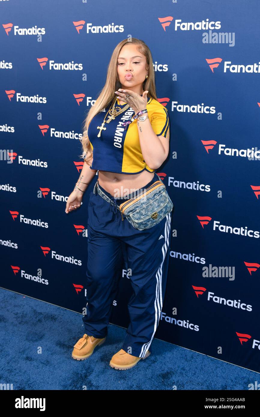 New Orleans, USA. 09th Feb, 2025. Latto attends the 2025 Fanatics Super ...