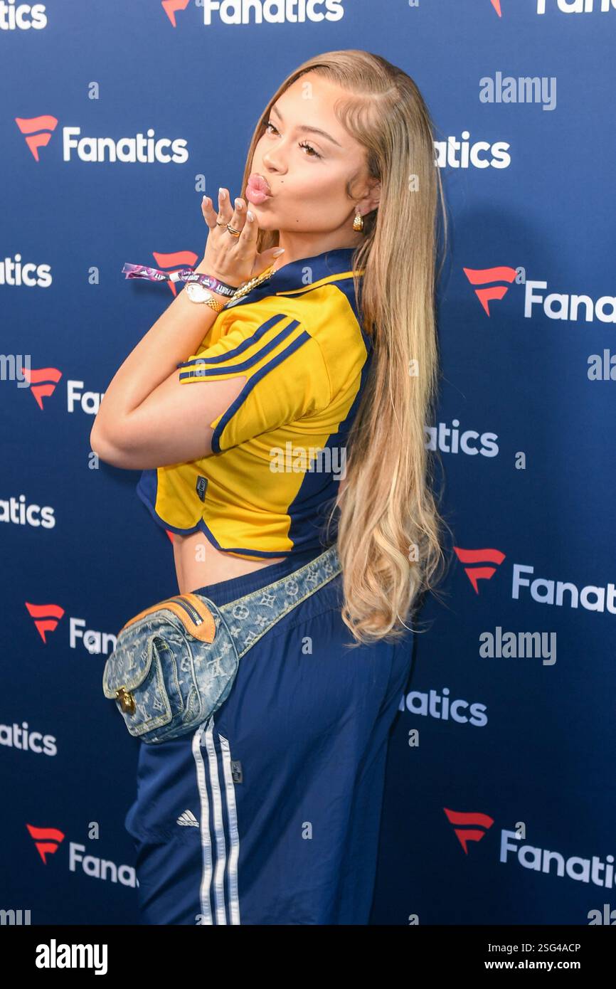 New Orleans, USA. 09th Feb, 2025. Latto attends the 2025 Fanatics Super ...