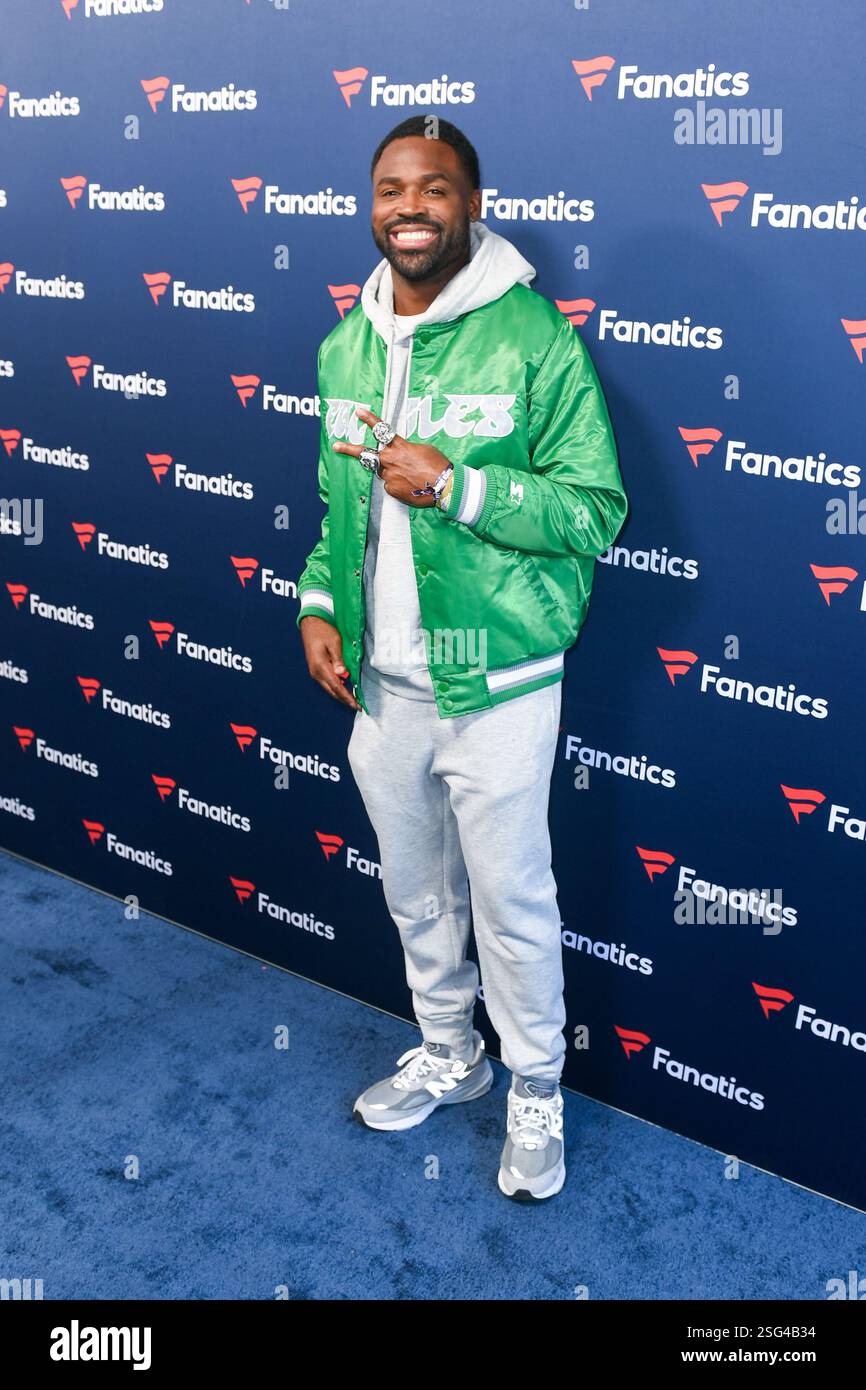 New Orleans, USA. 09th Feb, 2025. Torrey Smith attends the 2025 Fanatics Super Bowl Party at The ...