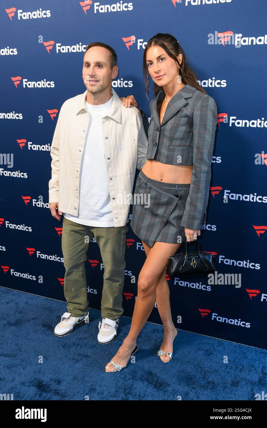 New Orleans, USA. 09th Feb, 2025. Michael Rubin, Camille Olivia Fishel ...