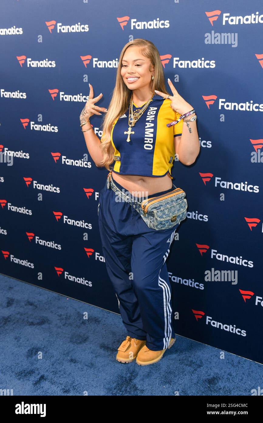 New Orleans, USA. 09th Feb, 2025. Latto attends the 2025 Fanatics Super ...