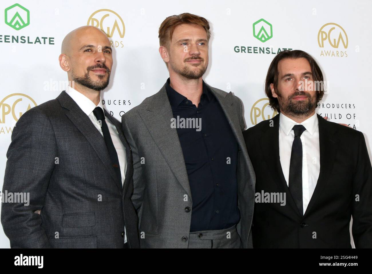 Century City, USA. 8, February, 2024. Pictured left to right, Fred ...