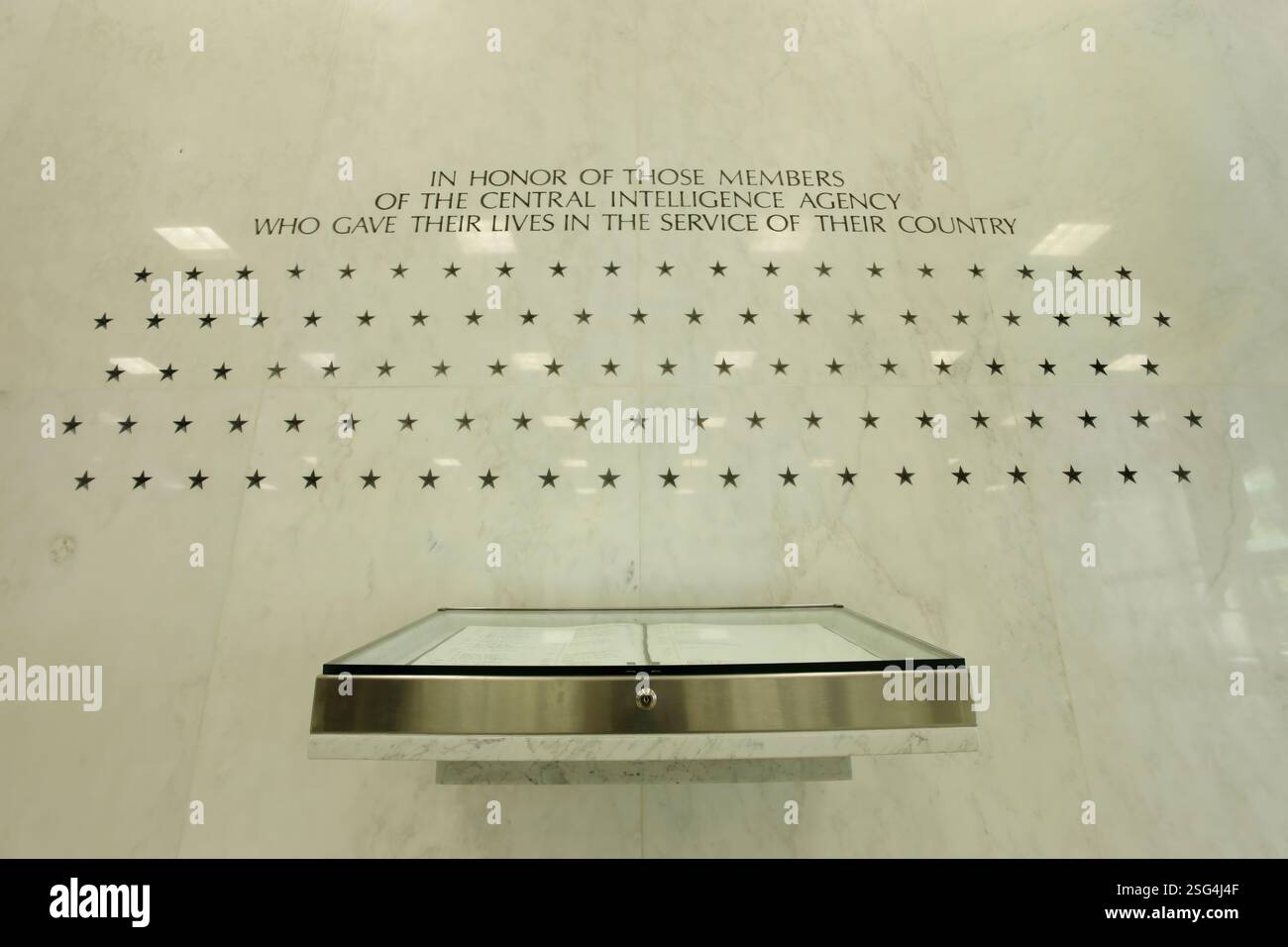 The Memorial Wall is on the north wall of the Original Headquarters ...