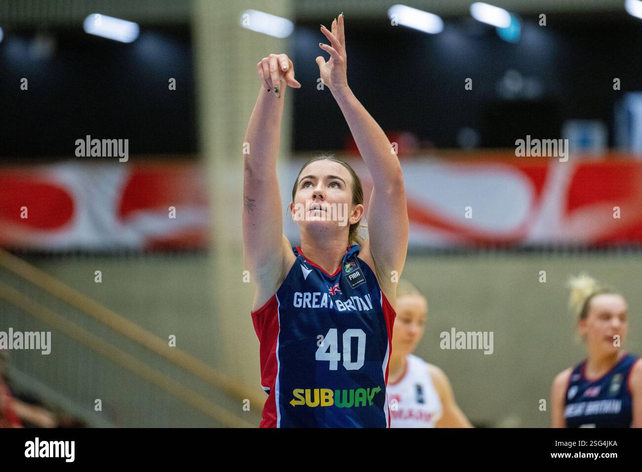 Gentofte, Denmark. 09th Feb, 2025. Sam Ashby (40) of Great Britain seen ...