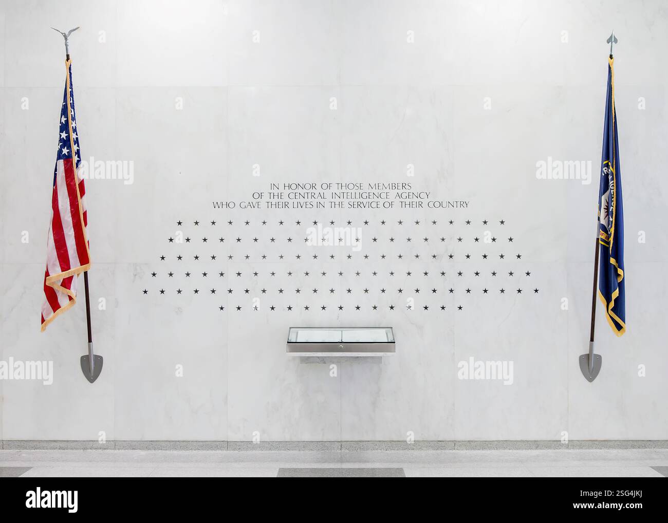 The Memorial Wall is on the north wall of the Original Headquarters ...