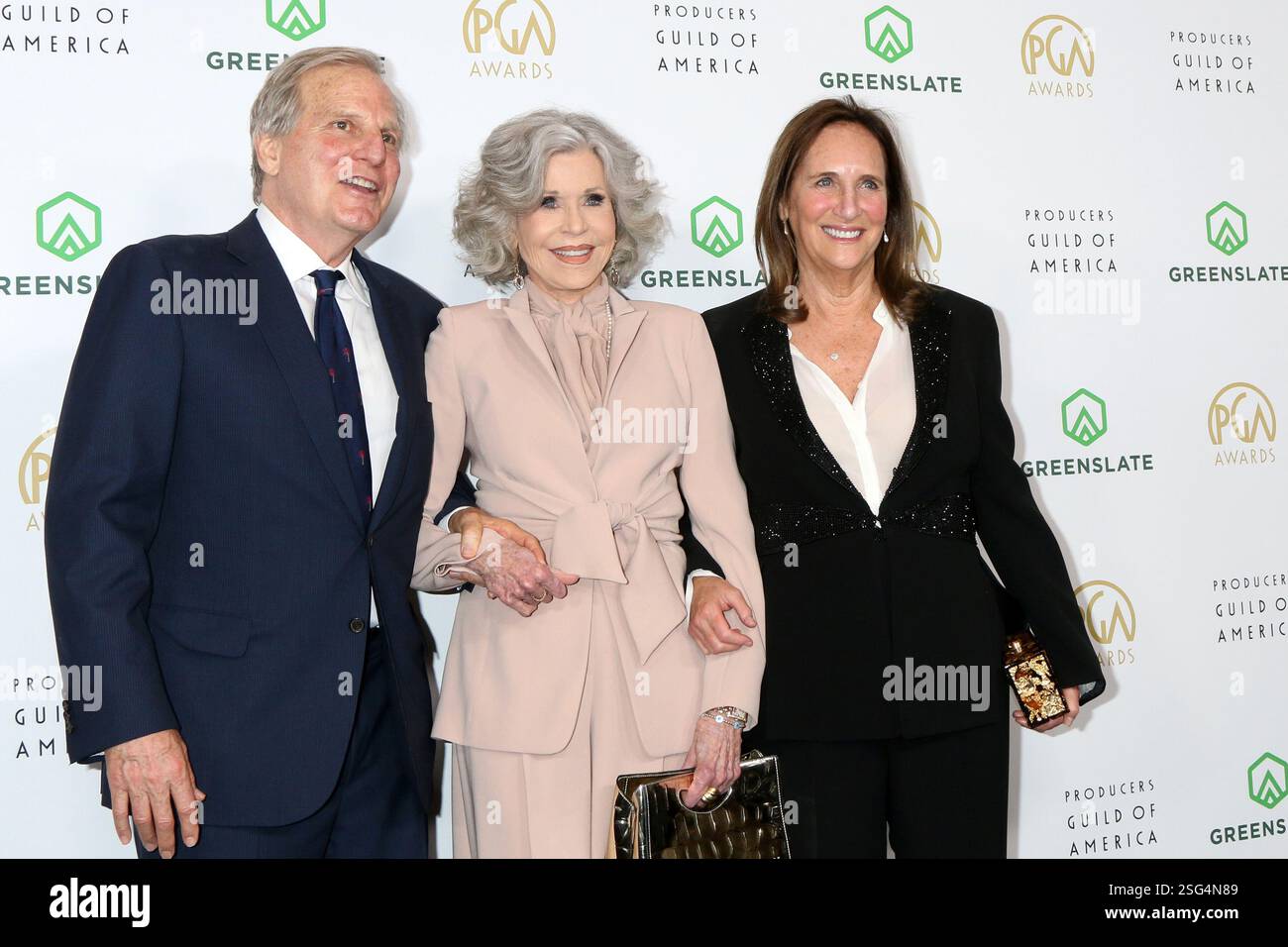 Century City, USA. 8, February, 2024. Pictured left to right, Douglas ...