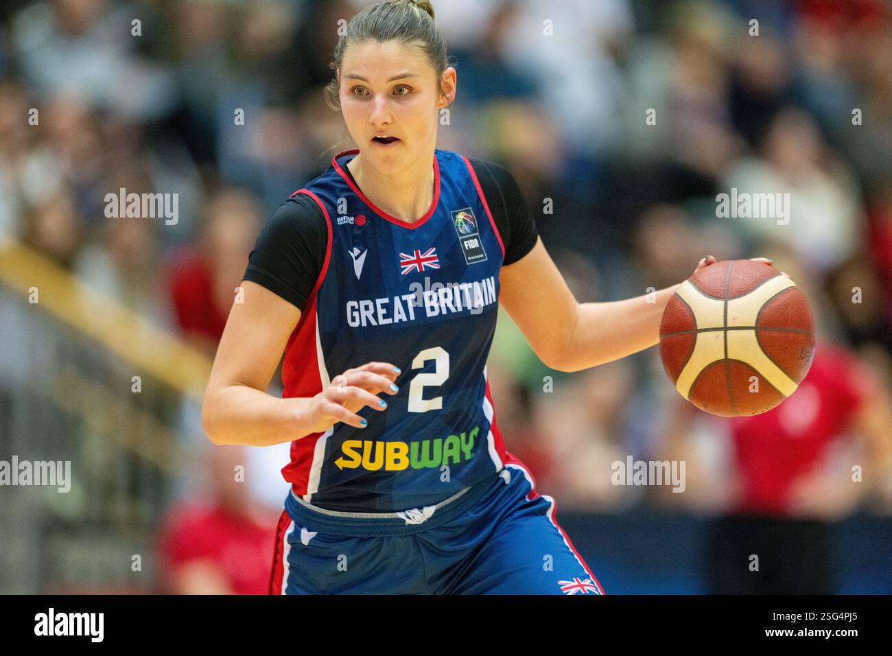 Gentofte, Denmark. 09th Feb, 2025. Hannah Jump (2) of Great Britain ...