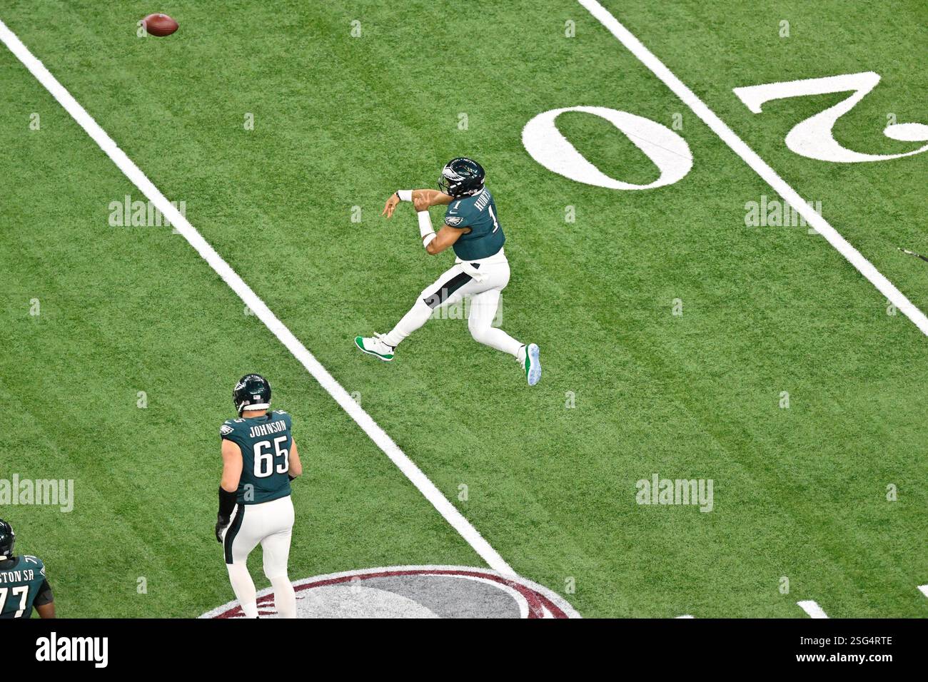 Caesars Superdome. 9th Feb, 2025. New Orleans LA; Philadelphia Eagles ...