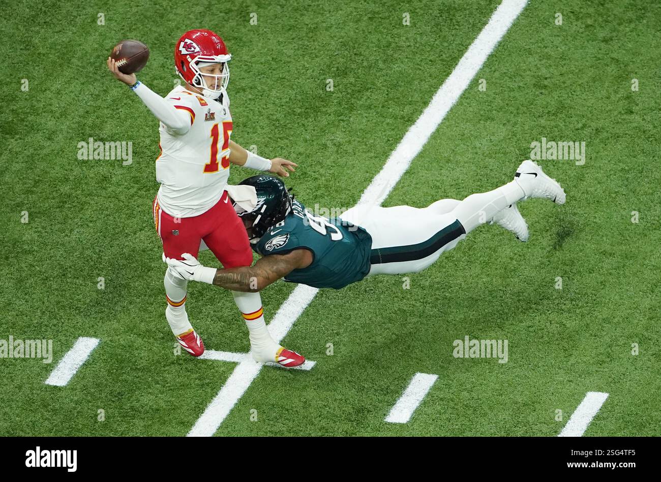 New Orleans, United States. 09th Feb, 2025. Kansas City Chiefs ...